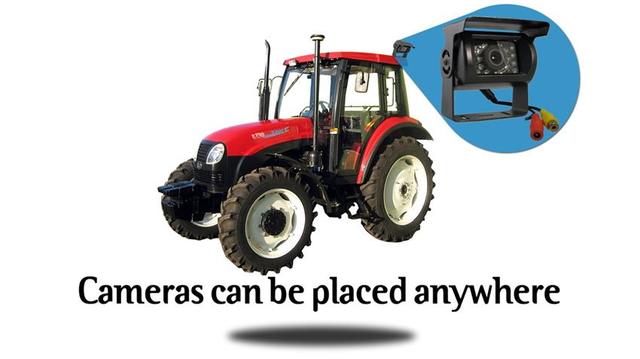 Industrial Tractor Rear View Camera System (Backup System)