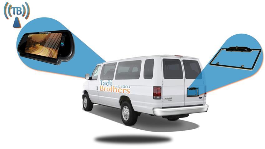 Econoline Van Backup Camera System (7-Inch Mirror with Wireless CCD ...