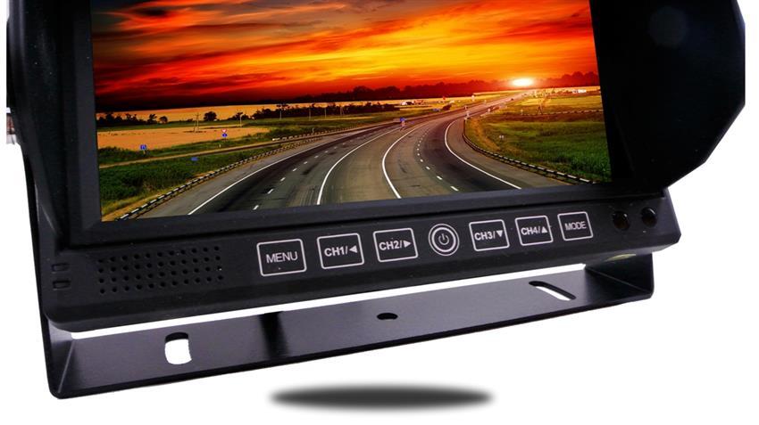 9-Inch Split Screen Monitor for up to 4 Built in Digital Backup Cameras