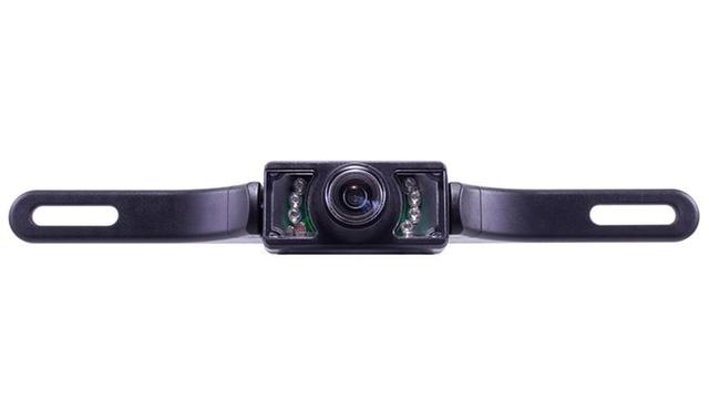 Backup Camera on the License Plate with Rear View Monitor