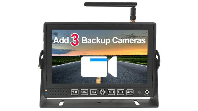 RV Touch Screen GPS Navigation System with 3 optional Backup Cameras