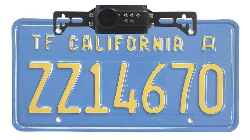 Digital Wireless License Plate Backup Camera with Clip On Mirror