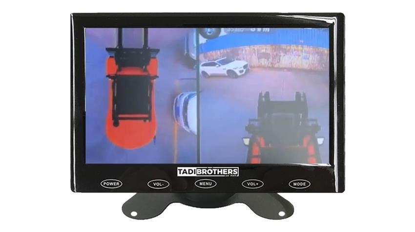 360 Degree Forklift Camera System in 3D with DVR 4 Cameras (2024 Model)